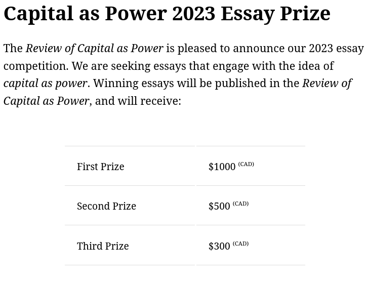 Review of Capital as Power – Capital As Power